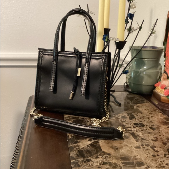 Zara | Bags | Zara Black Mini Bag With Sleek Structured Design | Poshmark